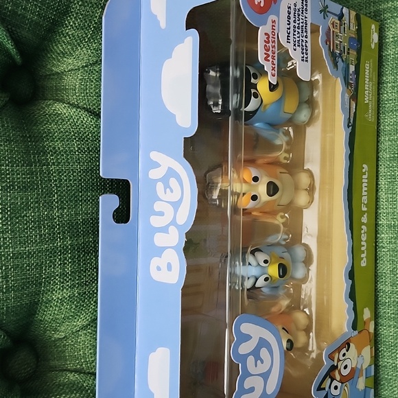 Disney | Toys | Bluey And Family Figure Set | Poshmark